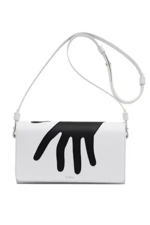 Perrin Prends Moi Xbody/clutch - White|black